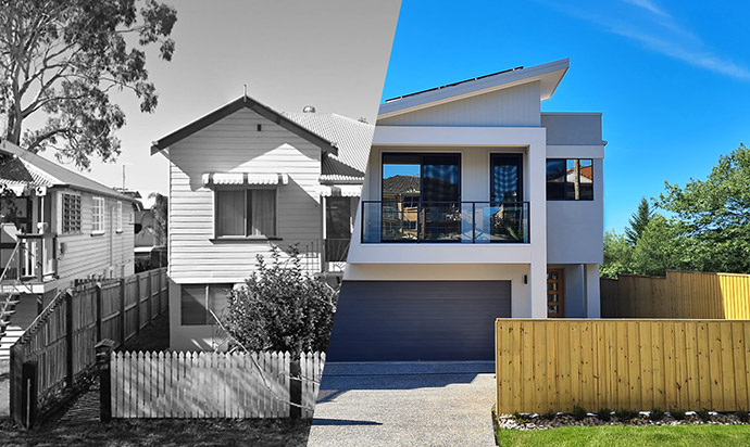 How much does it cost to knock down and rebuild a house?